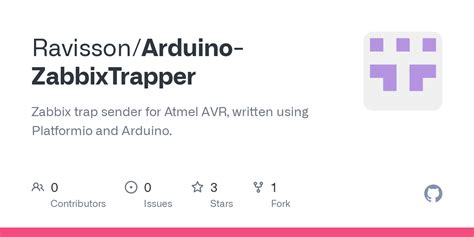 Github Ravissonarduino Zabbixtrapper Zabbix Trap Sender For Atmel Avr Written Using