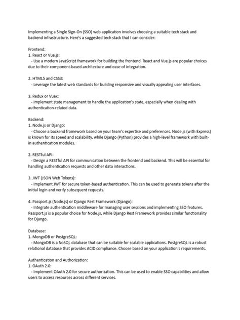 Implementing A Single Sign Pdf World Wide Web Internet And Web