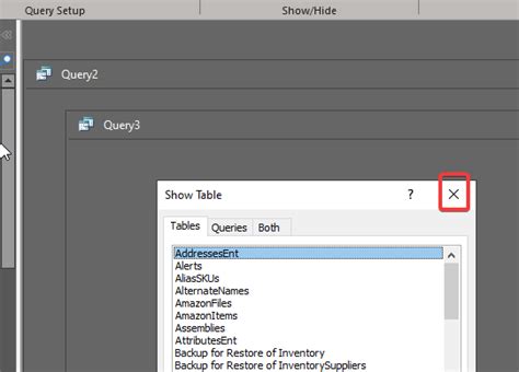 Count All Records In Every Ms Access Table