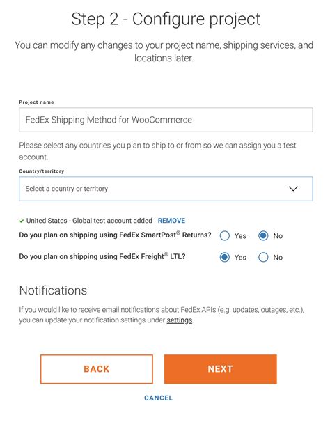 FedEx Shipping Method Documentation WooCommerce