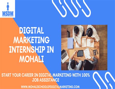 tips for landing a digital marketing internship in mohali