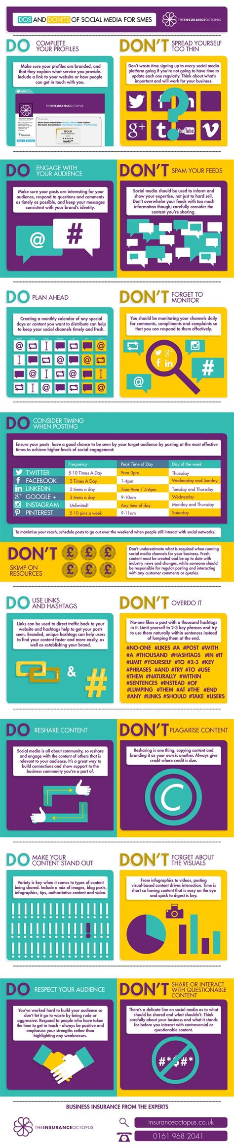 [infographic] The Dos And Donts Of Social Media In 2024 Social Media