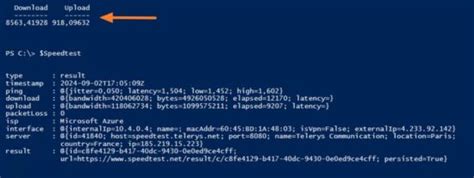 Effectuer Un Test De Débit Internet Avec Powershell