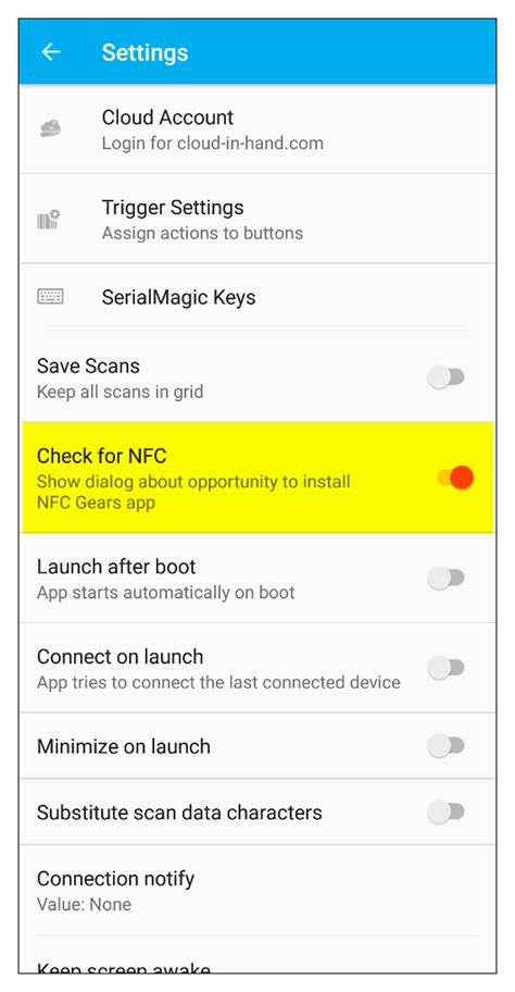 Post Nfc Tags As Keystrokes Built In Android Nfc Serialio