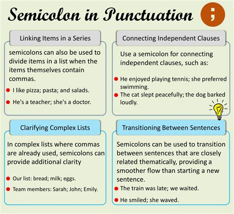 Semicolon In Punctuation Uses Rules And Examples Englishilm