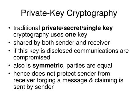 ppt private key cryptography powerpoint presentation free download