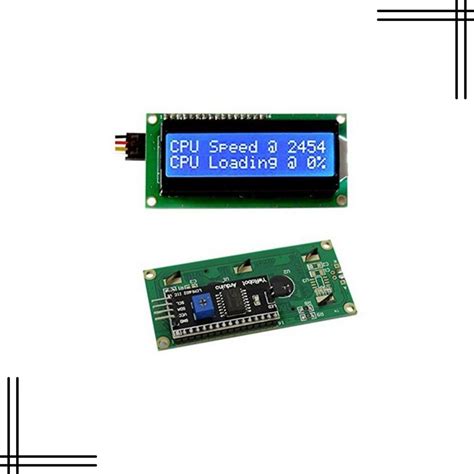 Display Lcd 16x2 1602 Fundo Azul C Modulo I2c Ja Soldado Shopee Brasil