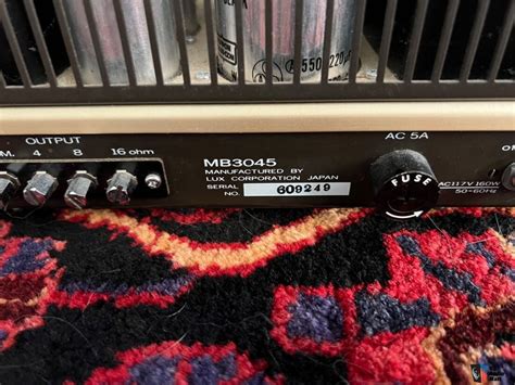 Luxman Mb3045 3045 Tube Monoblock Amplifiers Unmodifiednon Photo
