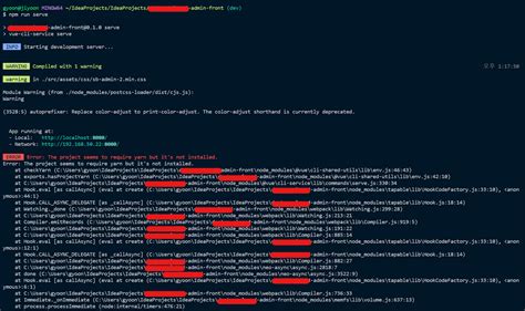 Vue Cli Service은는 내부 또는 외부 명령 실행할 수 있는 프로그램 또는 배치 파일이 아닙니다