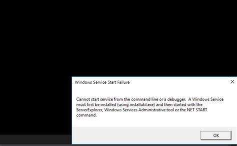 C Creating A Aspnet Mvc Build Process That Builds Installs And Starts A Windows Service
