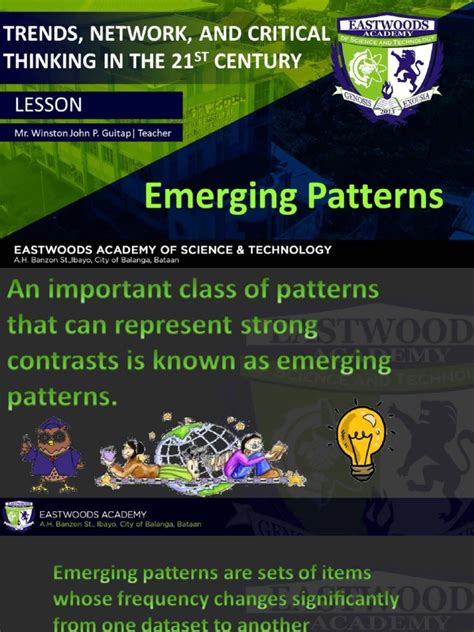 emerging patterns pdf