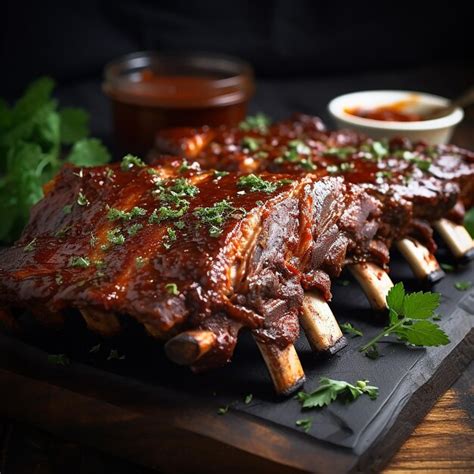 Premium Photo Mutton Ribs