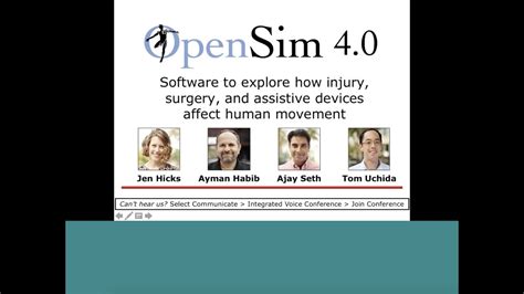 OpenSim Webinar Jumping Into OpenSim YouTube