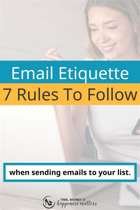 7 Email Etiquette Rules To Follow Email Marketing Freelance