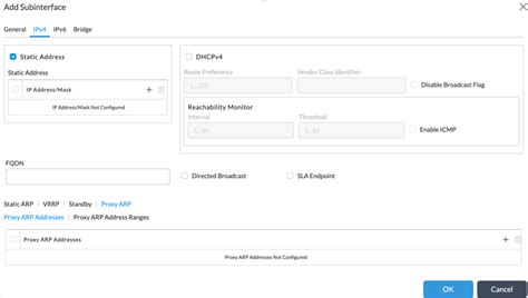 Configure Interfaces Versa Networks