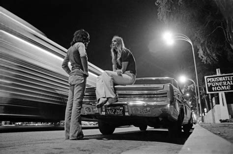 Teenagers Cruising Van Nuys Boulevard In The San Fernando Valley A