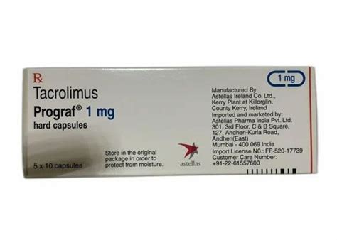 1mg Tacrolimus Prograf Hard Capsules At ₹ 1900box Vavol
