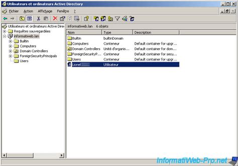 Créer Un Active Directory Sous Windows Server 2003 Windows Server Tutoriels Informatiweb Pro
