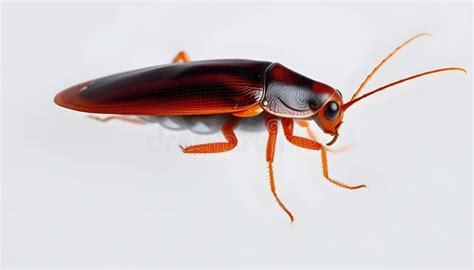 Close Up Of A Striking Orange Brown Cockroach Stock Illustration Illustration Of Pest Texture