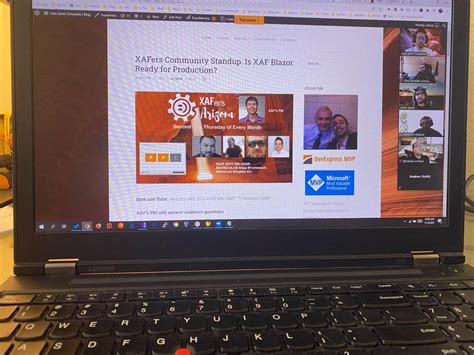 Xafers Community Standup Is Xaf Blazor Ready For Production Jose Javier Columbie Blog