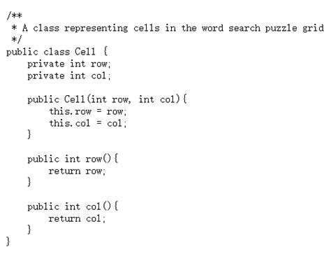 Solved Given Code Wordsearchpuzzlejava Please Finish The