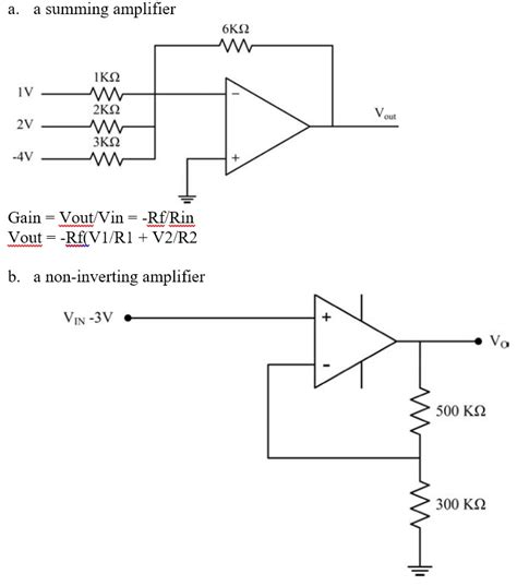 Solved Determine The Output Voltage Of The Following Chegg