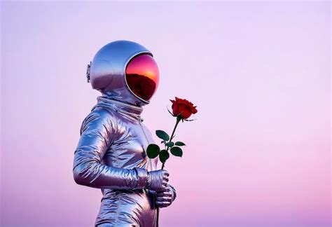 우주복을 입은 우주비행사 Ai 생성 이미지