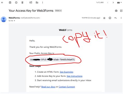 integrating web3forms in react contact form