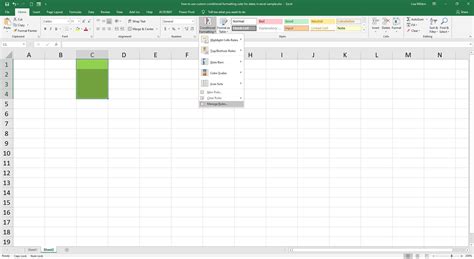 Use Custom Conditional Formatting Rules For Dates In Excel