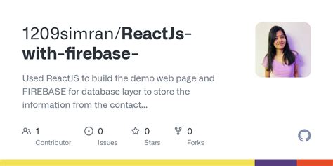 Github Simran Reactjs With Firebase Used Reactjs To Build The Demo Web Page And Firebase
