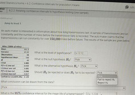 Solved An Auto Maker Is Interested In Information About How