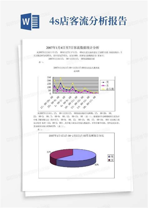 客流数据分析word模板下载编号qggjazxm熊猫办公
