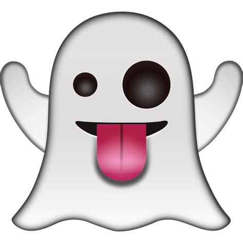 Emoticon Ghost Transparent PNG StickPNG