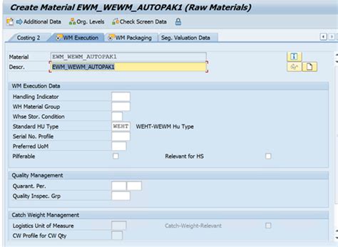 Configuration Steps For Auto Pack Inbound Delivery In SAP EWM