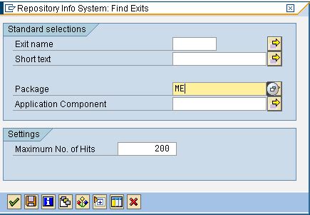 Finding Customer Exits Via SMOD Transaction SAP ABAP
