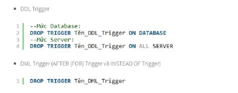 Trigger Trong Sql Là Gì Cách Tạo And Xóa Trigger Trong Sql