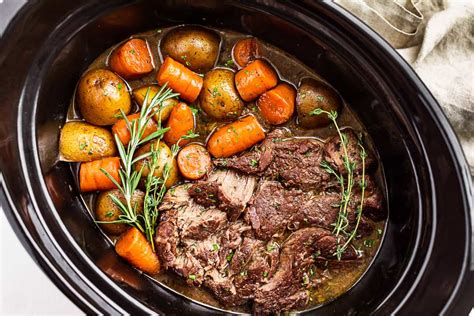 Slow Cooker Pot Roast Video Get Inspired Everyday