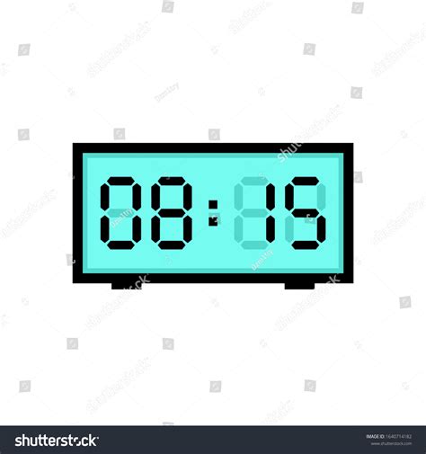 Digital Alarm Clock Clipart