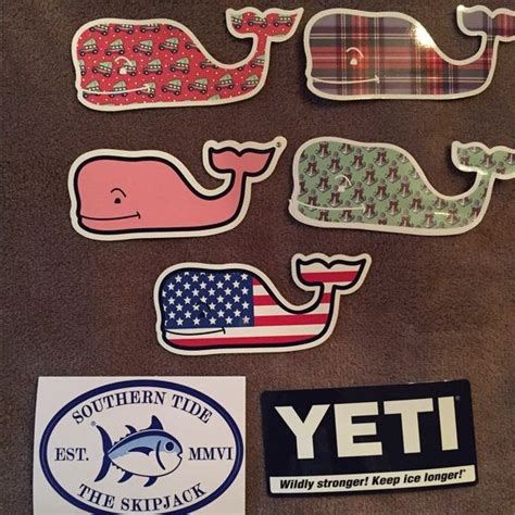 Preppy Sticker Bundle Vineyard Vines Southern Tide And Yeti
