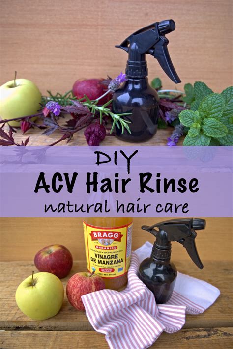 Apple Cider Vinegar Hair Rinse Golden Thyme Homestead