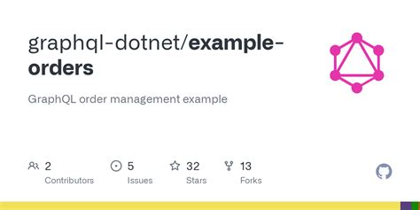 github graphql dotnet example orders graphql order management example