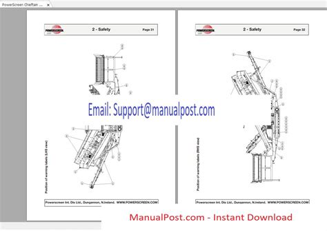 Powerscreen Chieftain 17001700s Operation Installation And