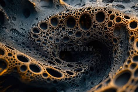 Fractal Patterns Revealing Infinite Recursion In Mesmerizing Abstract Geometric Design Stock