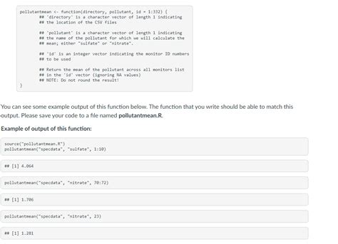 Solved R Programming Write A Function That S Meant To Chegg Com