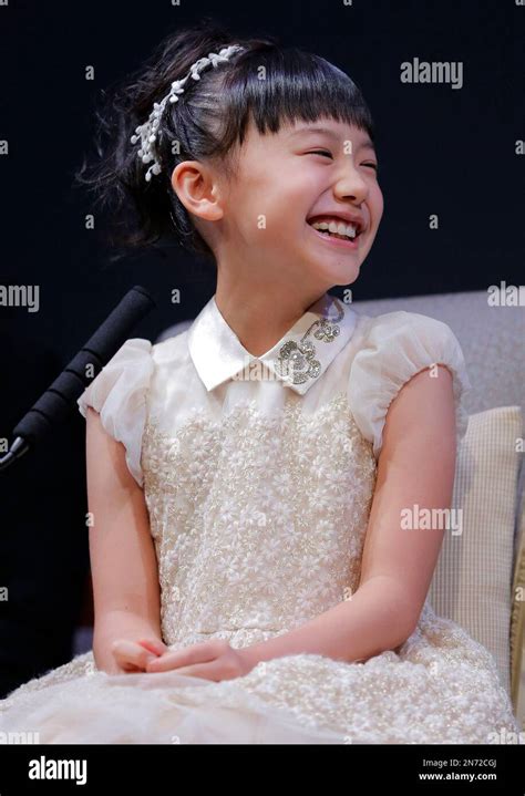 Japanese Actress Mana Ashida Smiles During A Press Conference To