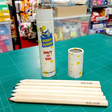 Gadget Robby Bubble 6 Matite Rigiocattolo