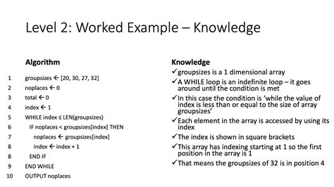 Trace Tables Algorithm Workbook Youtube