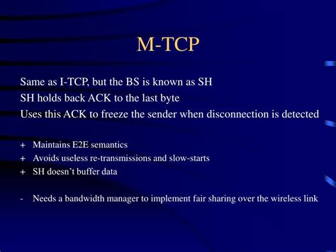 PPT TCP Over Wireless Ad Hoc Networks PowerPoint Presentation Free Download ID 3361934