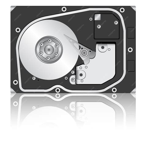 Premium Vector Computer Hard Disk Drive