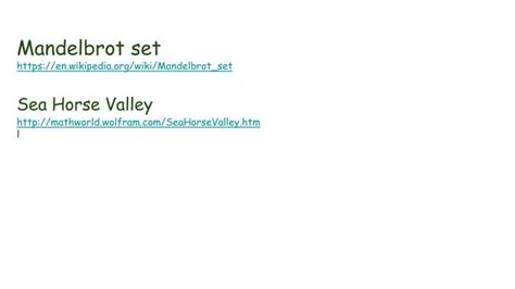 Pi Meets With The Mandelbrot Ppt